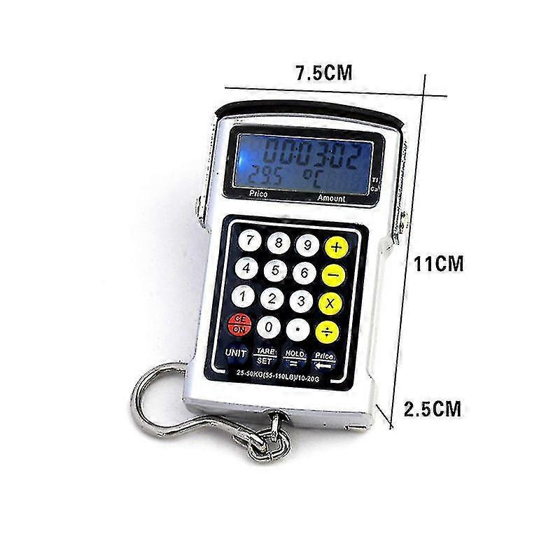 Hand Scales With Tape Measure Calculator Electronic Scale Luggage ...