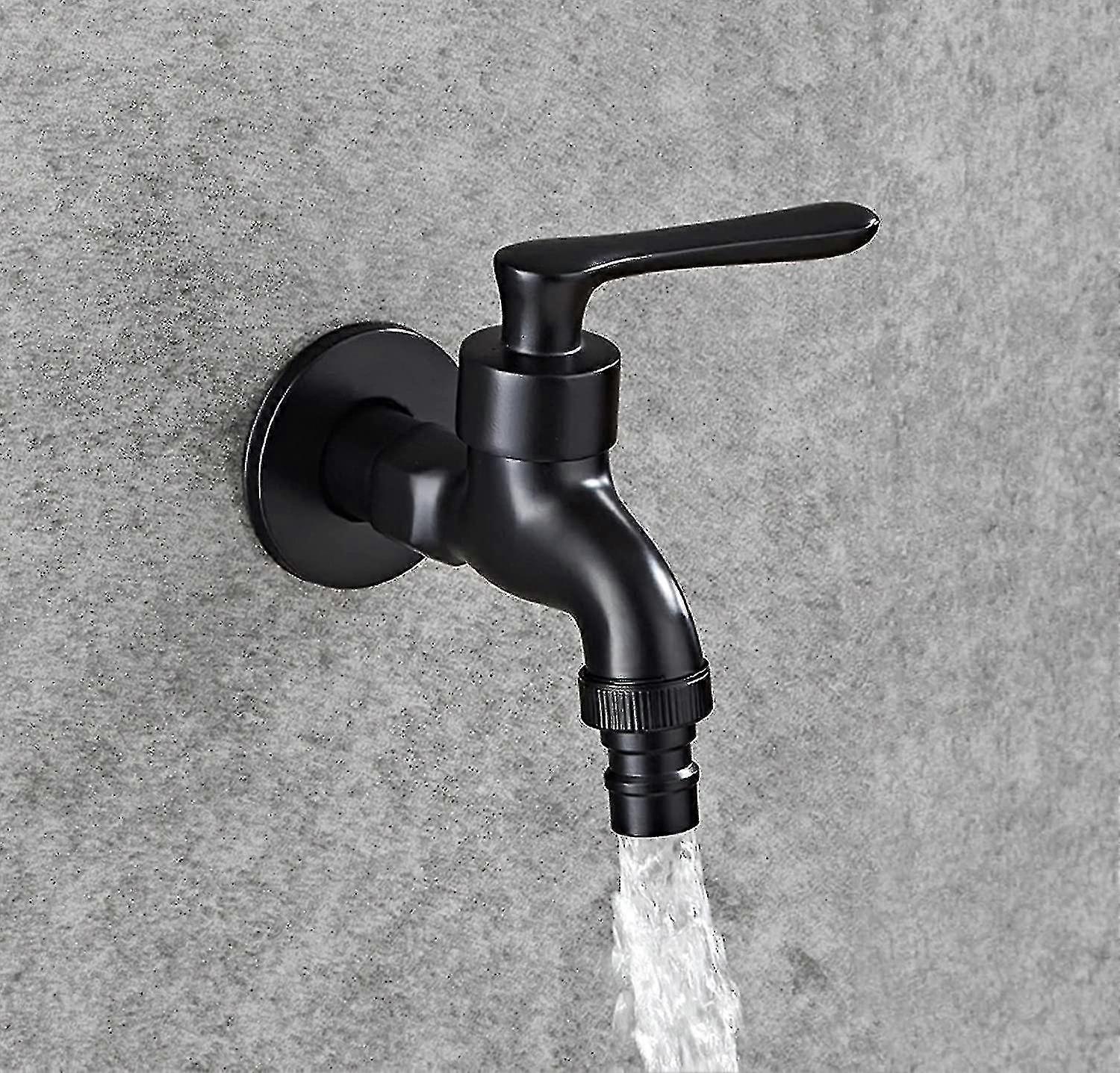 Better-outdoor Garden Faucet Vintage Cold Water Tap With Unique Control ...