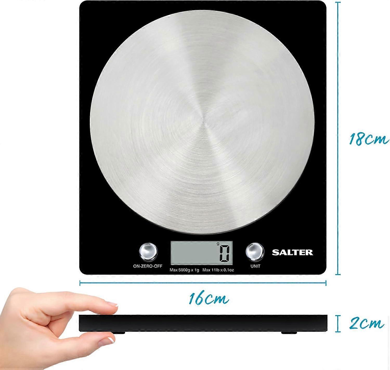 Disc Electronic Scale - Digital Weighing, Home/Kitchen Cooking, Spun ...