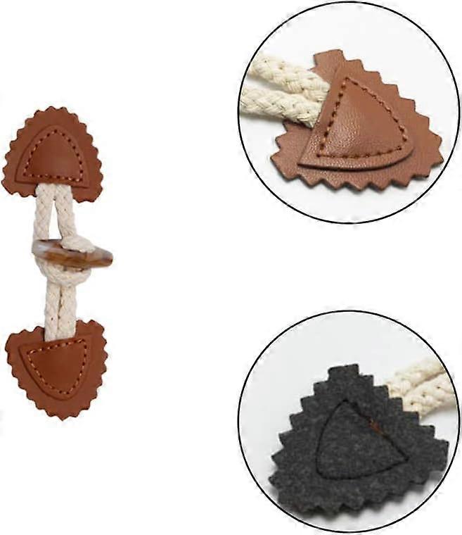 6 Pairs Sewing Buttons Toggle Buttons Horn Button Toggle Buttons ...