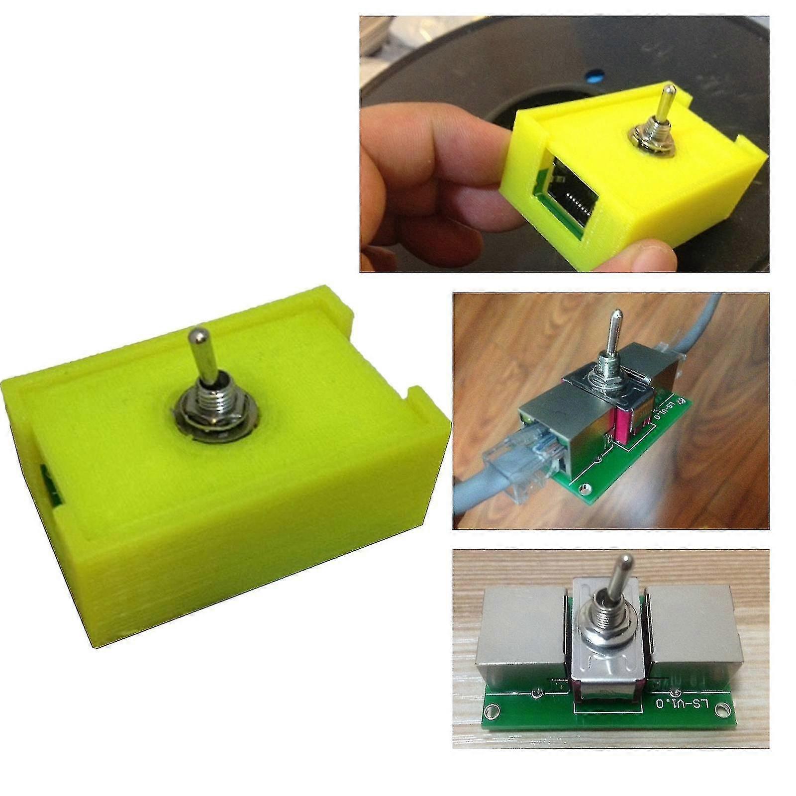 New Rj45 Network Cable Twisted Pair Switch Toggle Switch + Case(Color ...