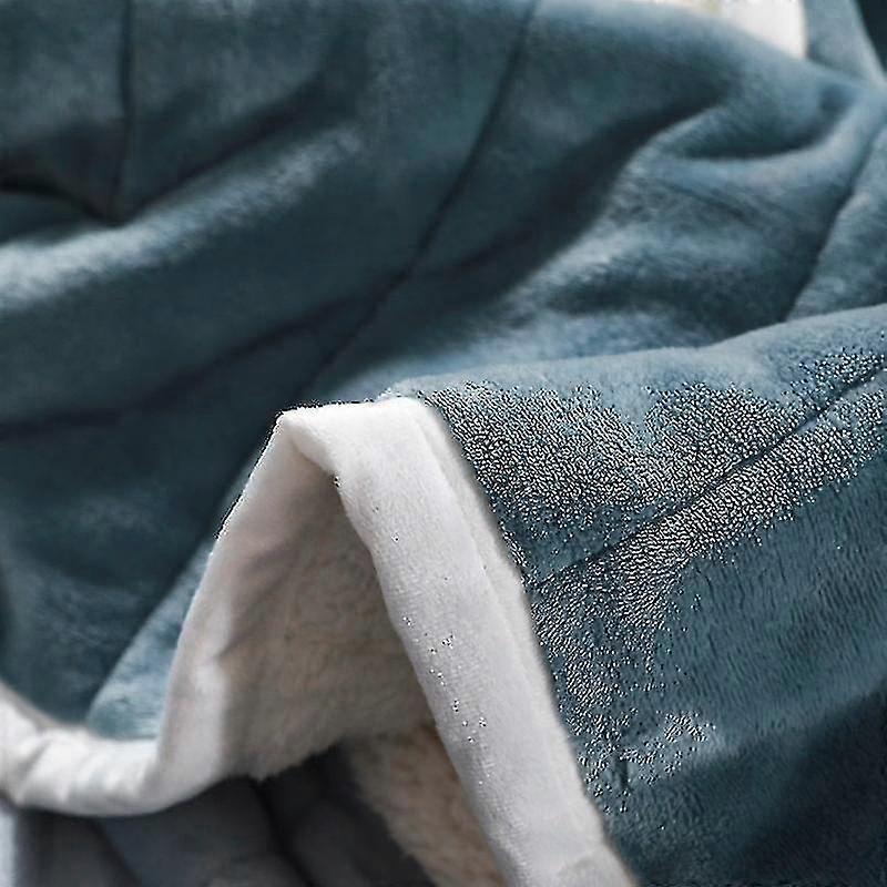 Super varmt tæppe 200x230cm Luksus tykke tæpper til senge Fleece tæpper ...