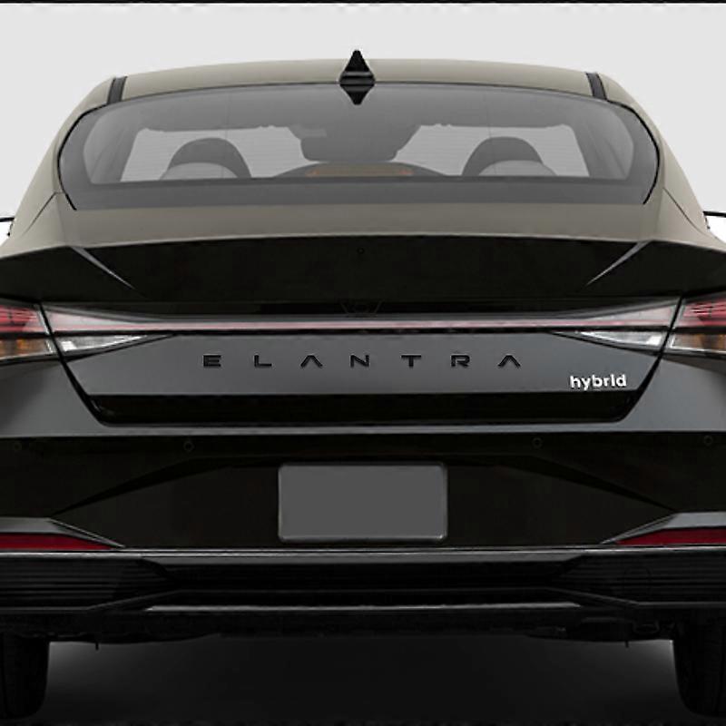 3D Metal For ELANTRA 2020 2021 2022 Hybrid Letter Emblem Car Rear Trunk ...