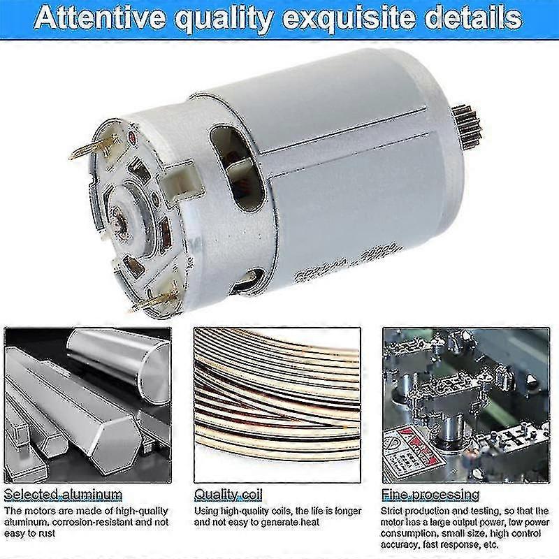 Rs550 Dc Motor 8.2mm 14 Teeth Gear Mini Motor 21v 29800rpm Electric Saw ...
