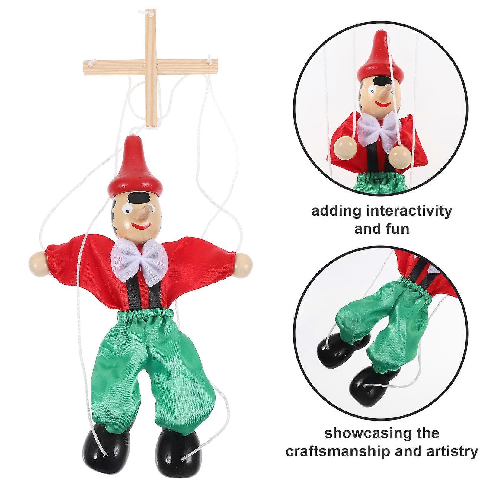 Marionette Puppet String Wood Marionette Puppet Show Toy Interactive ...