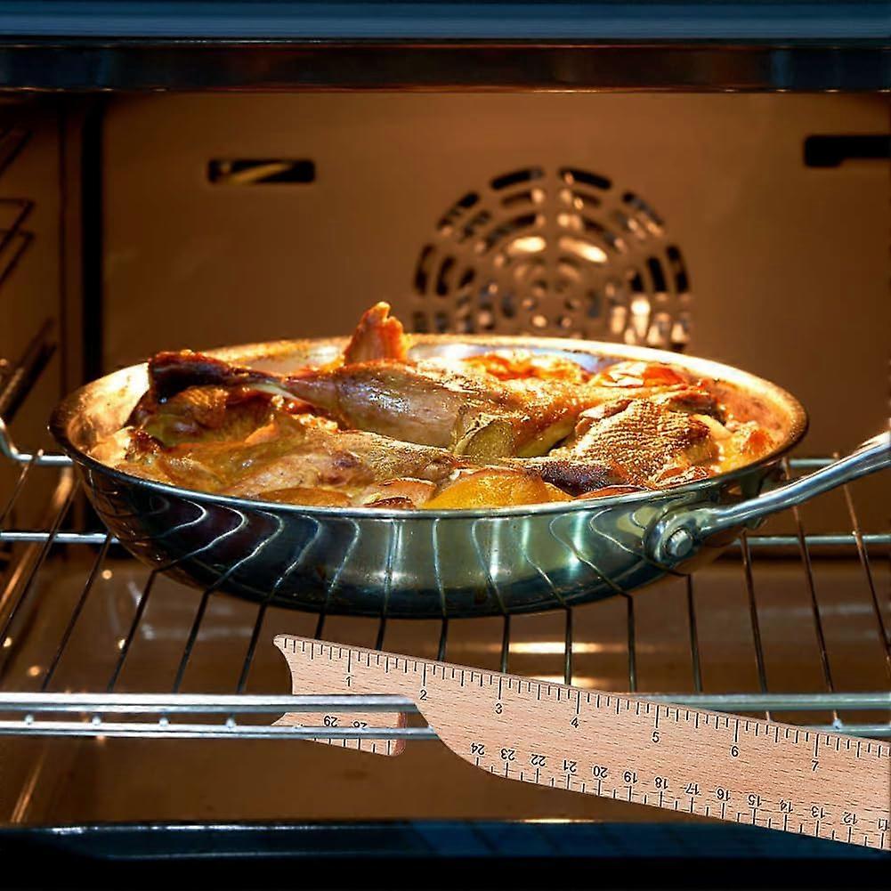 DIY 16x1.2 Inch Beech Wood Oven Rack Puller Wood Oven Rack Push Pull ...