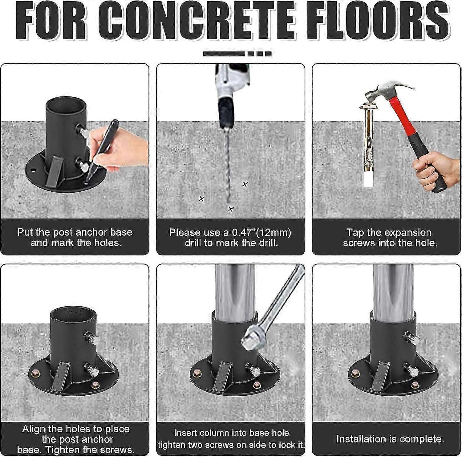 Stainless Steel Pool Ladder Holder, Flange Mounting Kit for Pool Safety ...