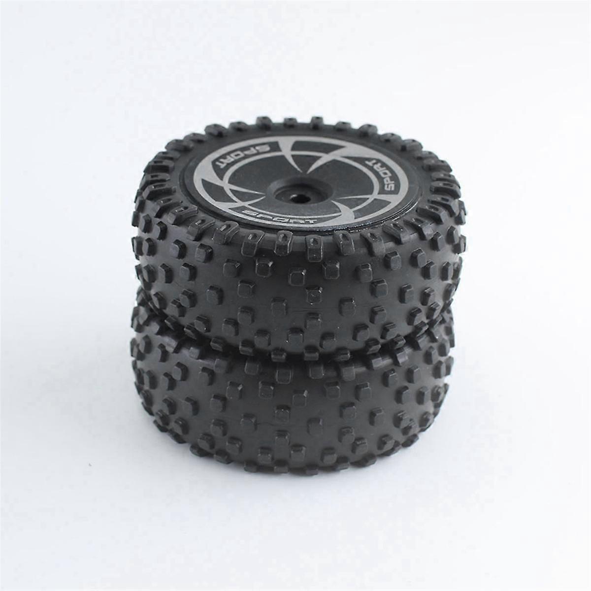 2pcs Remote Control Car Tire Parts for 144016 Front Wheel Set (Narrow ...