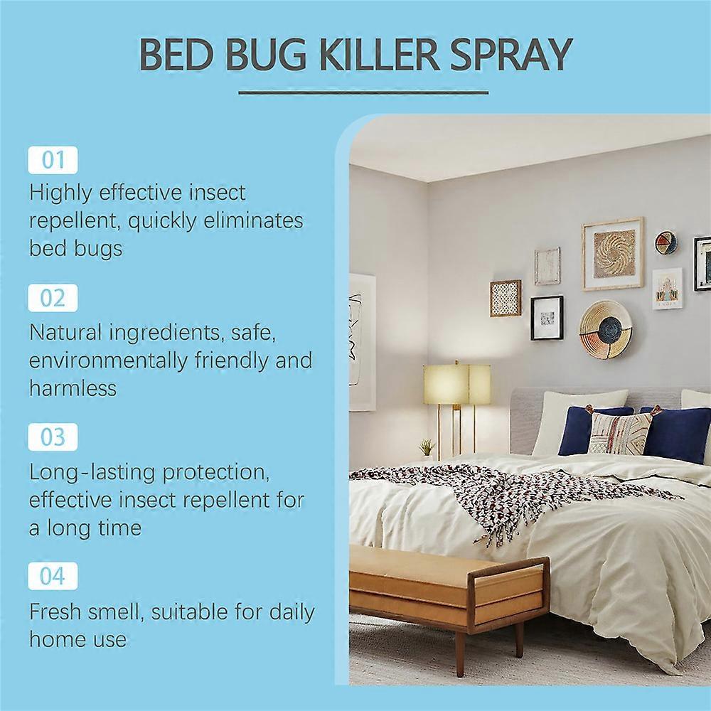 Household Bed Bug Spray Remover Bed Sheet Sofa BedBug Removal Prevent ...