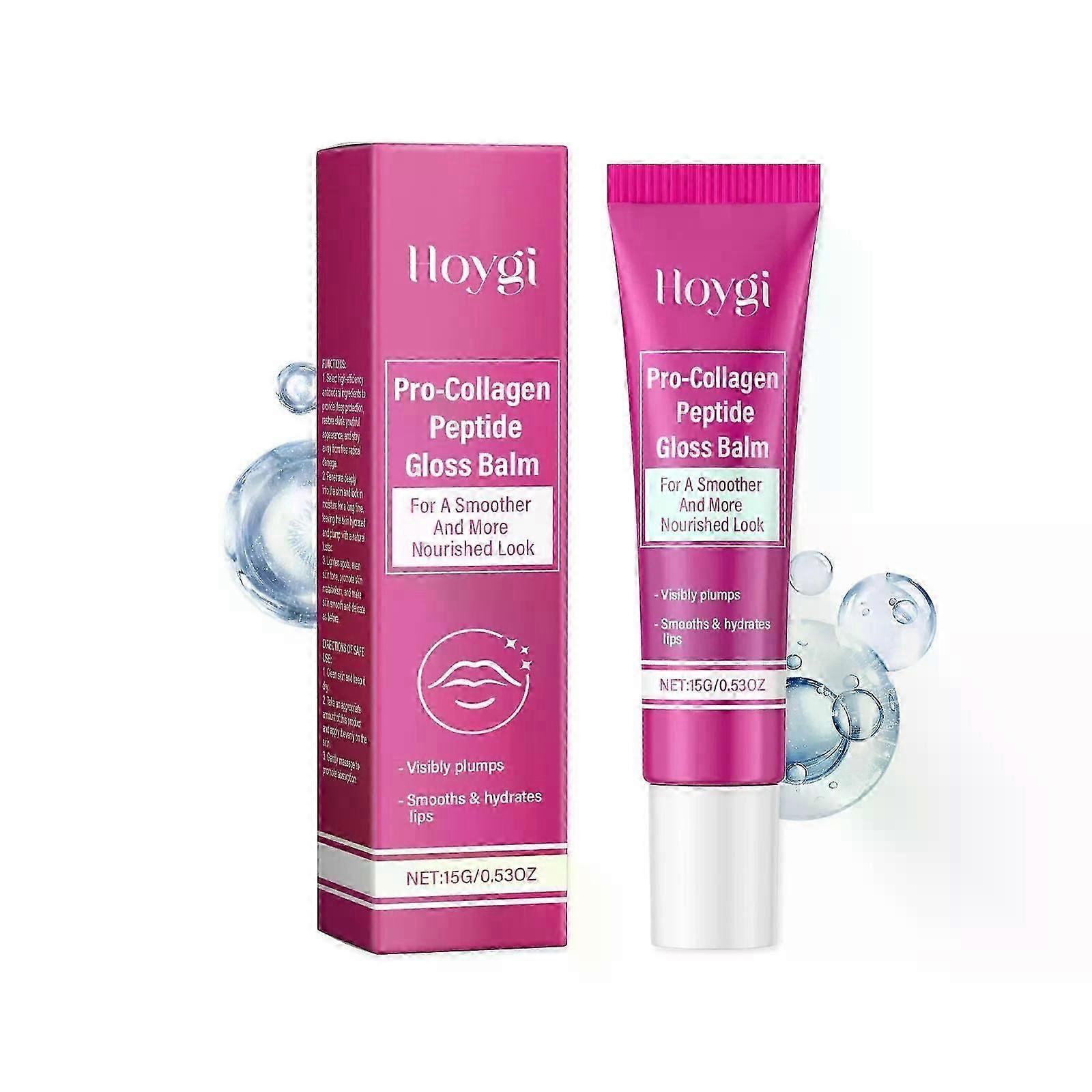 Pro-Collagen Peptide Lip Gloss Balm, Plumping and Hydrating Lip ...
