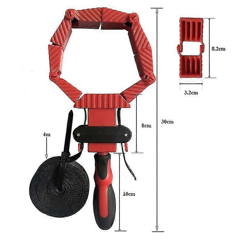 2Pcs Frame Woodworking Multifunction Strap Clamp Polygons Angle Clip ...