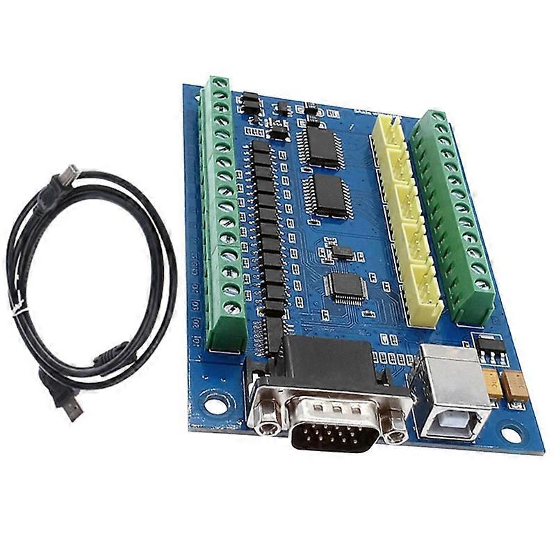 MACH3 USB CNC 5 Axis 100KHz 12-24V Linear Motion Control Card STB5100 Breakout Board | Fruugo UK