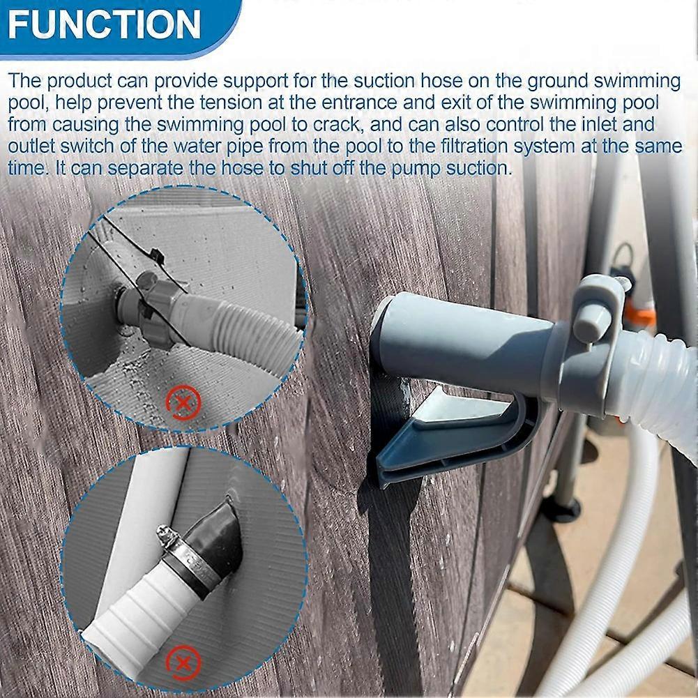 637R 12363 Pipe Holder & Air Jet Valve, Compatible for Intex C1000 ...