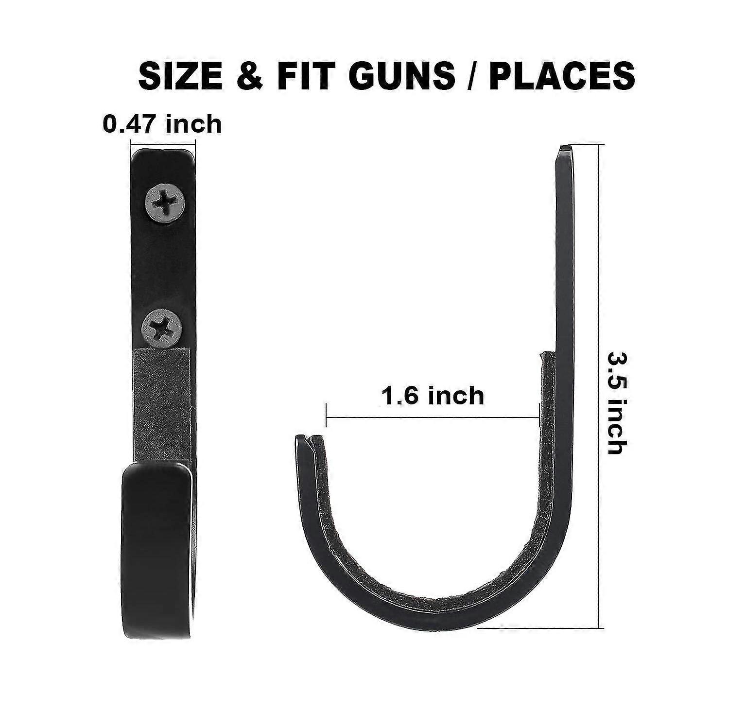 Wall Mount Gun Rack for Rifles & Shotguns - Space Saving Storage ...