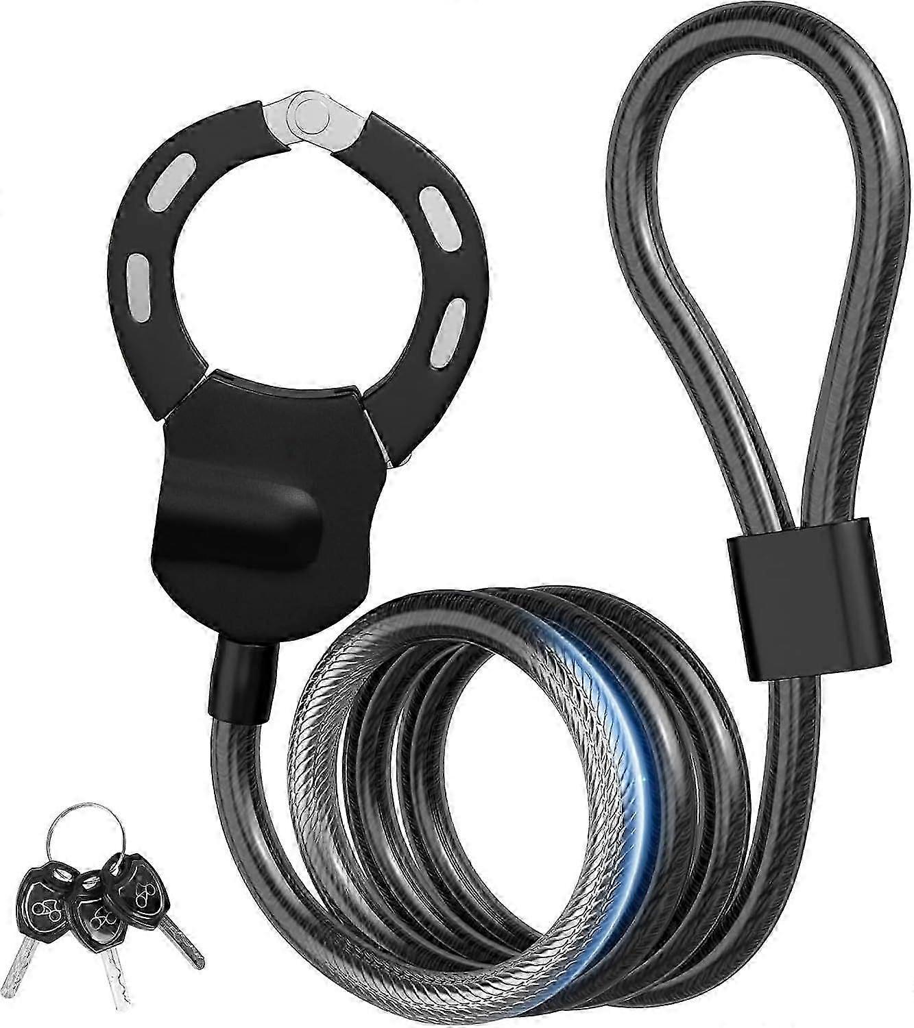 E Scooter Lock, 120 cm Lock for E Scooter, Handcuff Lock with Key, 14 ...