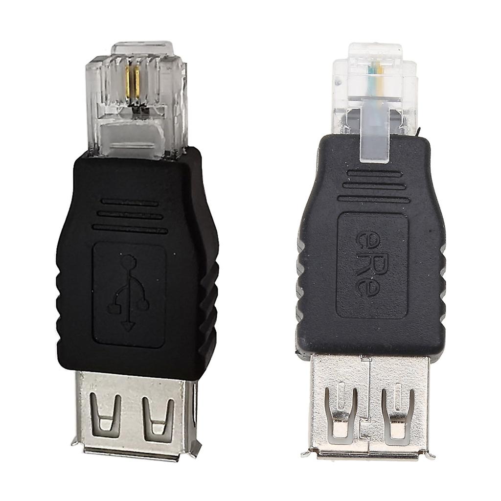 USB 2.0 to Rj11, USB A Female to Telephone Network 6P2C RJ11 Male Plug ...