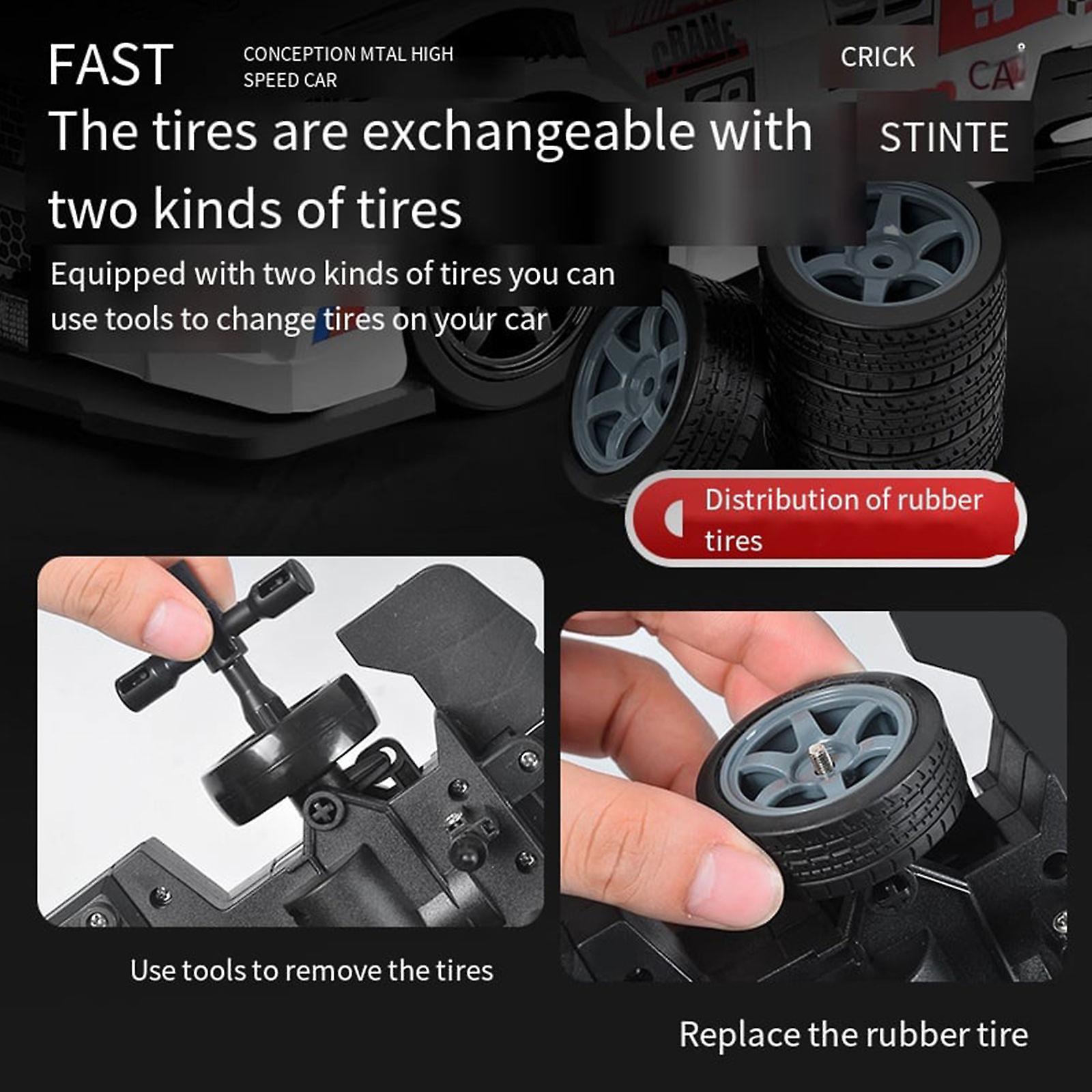 Remote Control Car RC Drift Car 1:16 Scale 4WD 18KM/H High Speed Model ...