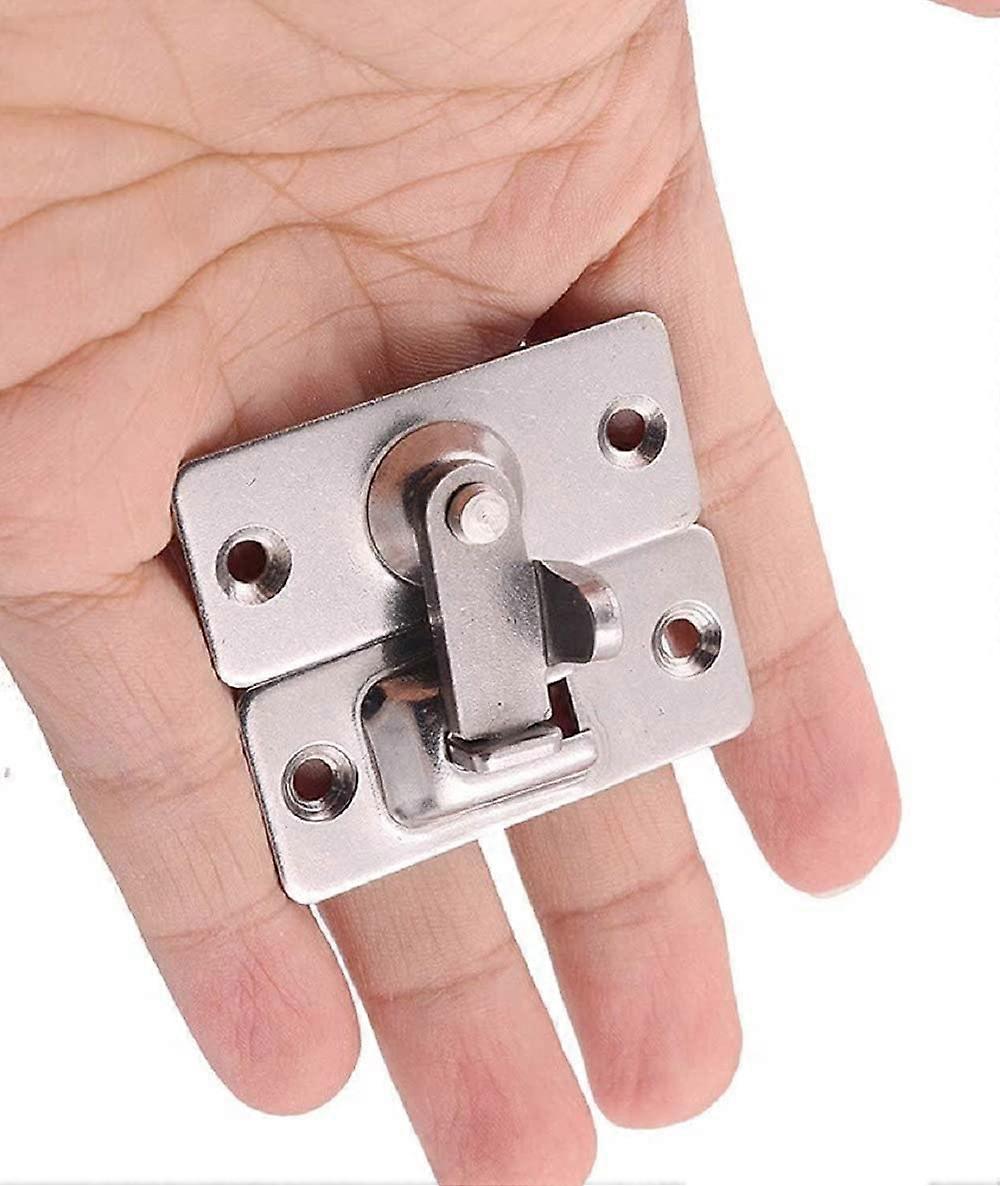 (Pack Of 2) 90 Degree Swing Door Lock Right Angle Curved Door Buckle ...