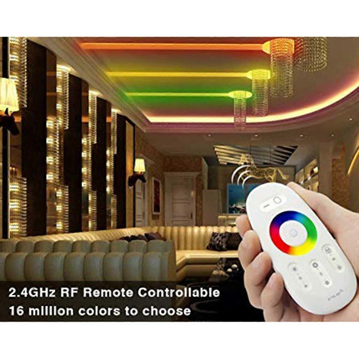 RF LED Remote Controller 2.4GHz Wireless RF Touch LED RGB Dimmer ...