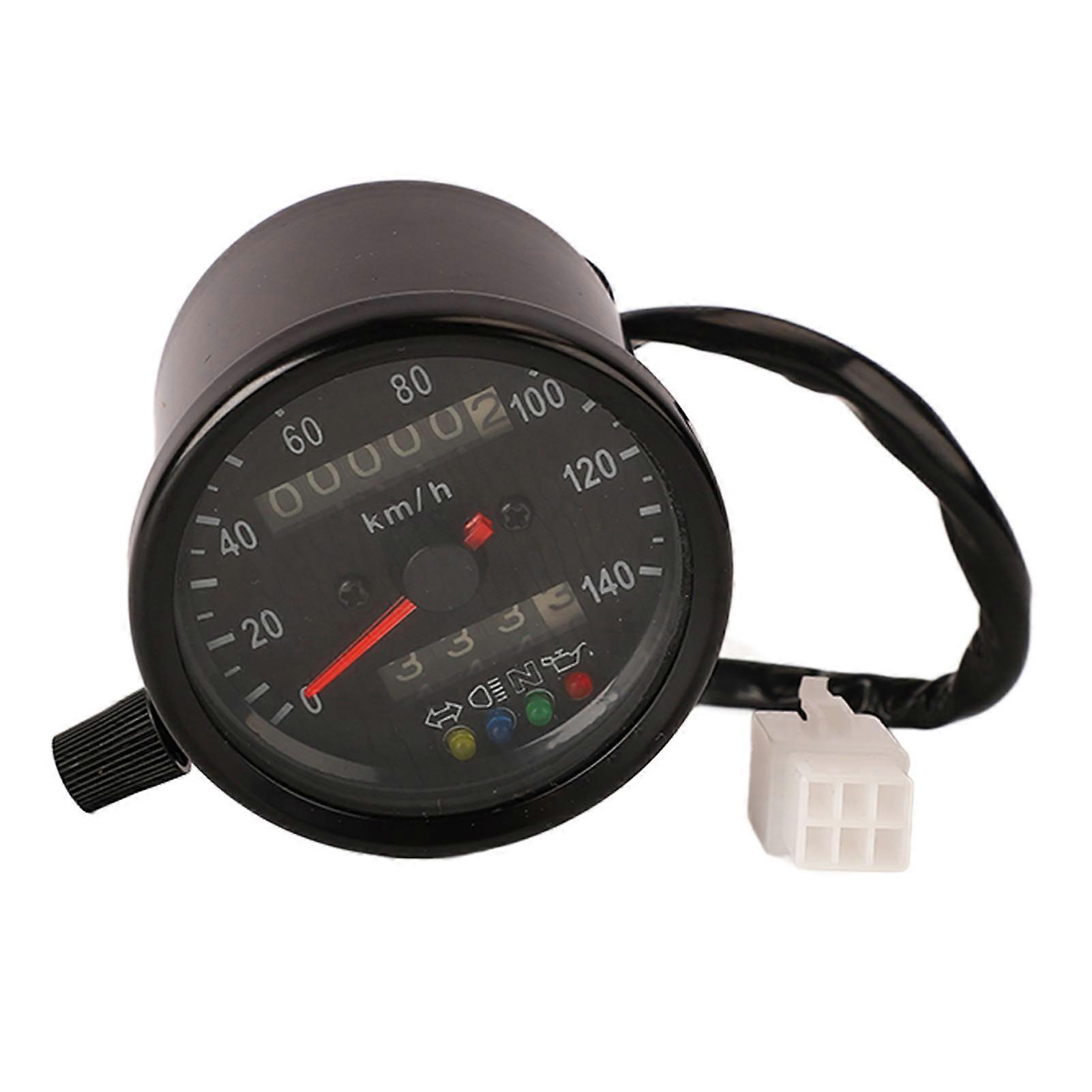 140km/h Motorcycle Speedometer Accurate Reliable Headlight Turn Signal ...