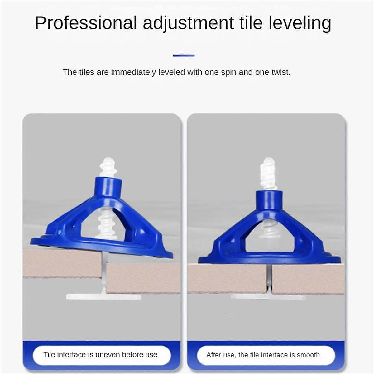 Spiral Tile Leveling System Leveler Clip Spacer with Wedge for Tile ...