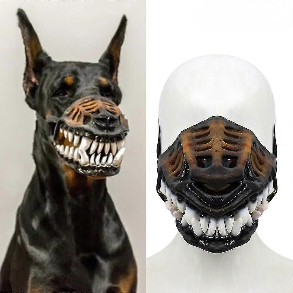 Dog Muzzle, Breathable Basket Muzzles Padded Latex Rubber Muzzles For ...