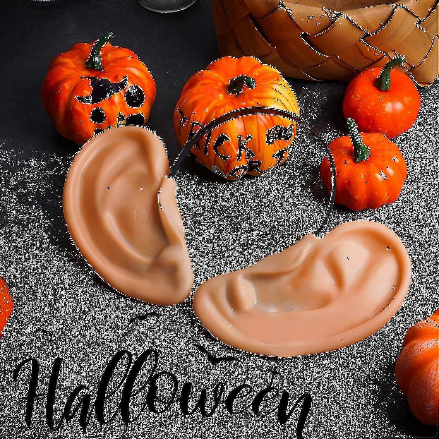 2 Pcs Oversized Jumbo Fake Ears Pig Giant Ears Headband Costume ...