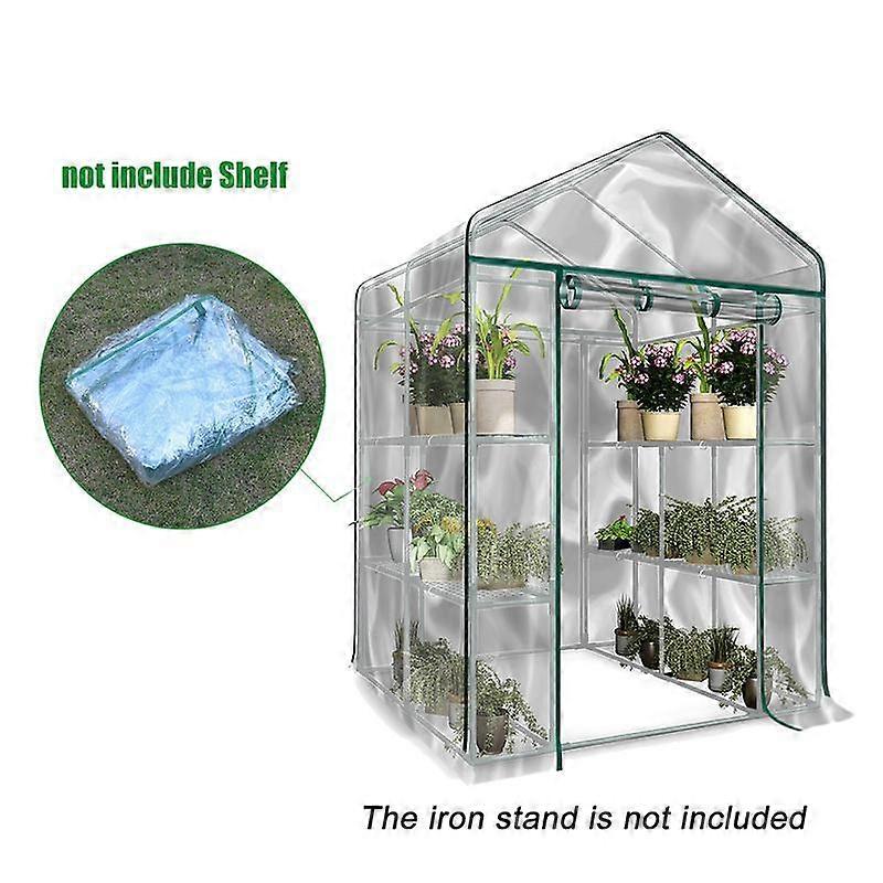PVC Have Drivhus Med Hylder Hjem Plante Isolering Skur Have Vintertelt ...