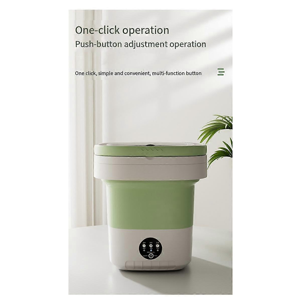 Mini Folding Washing Machine 12L Capacity Automatic Home Portable ...