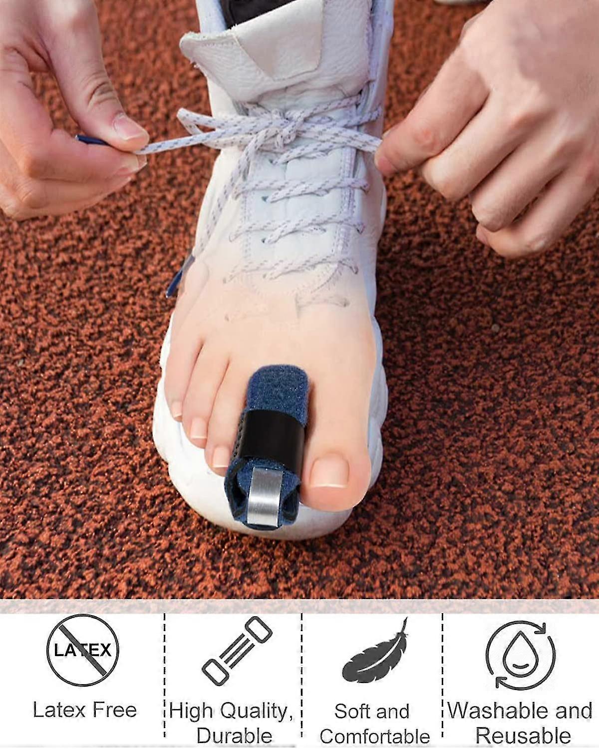 Left Toe Straightener, Breathable Hammer Toe Straightener Toe Splint ...