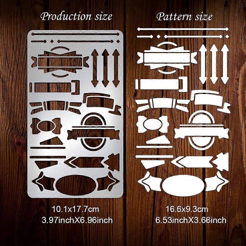 1Pc Label Symbol Metal Stencil Stainless Steel Template Tool Metal ...