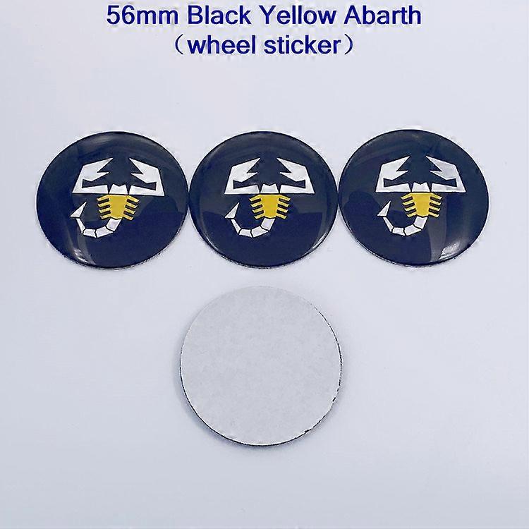 4pcs New 56mm or 60mm Abarth Scorpion Logo Car Wheel Center Hub Cap Rim ...