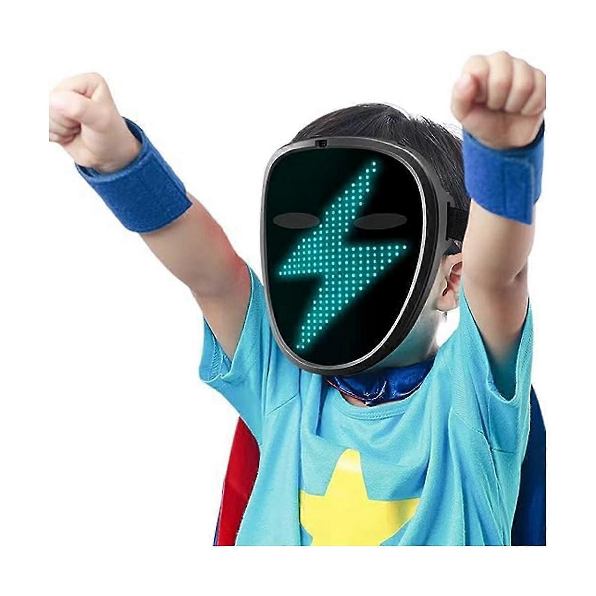 LED Mask for Kid Gesture Sensing Mask Transforming Face Mask for ...