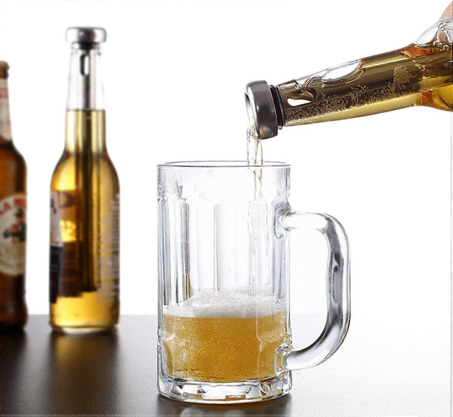 2 Pack Beer Chiller Stainless Steel Beer Sticks Drinking Beer Cooler ...