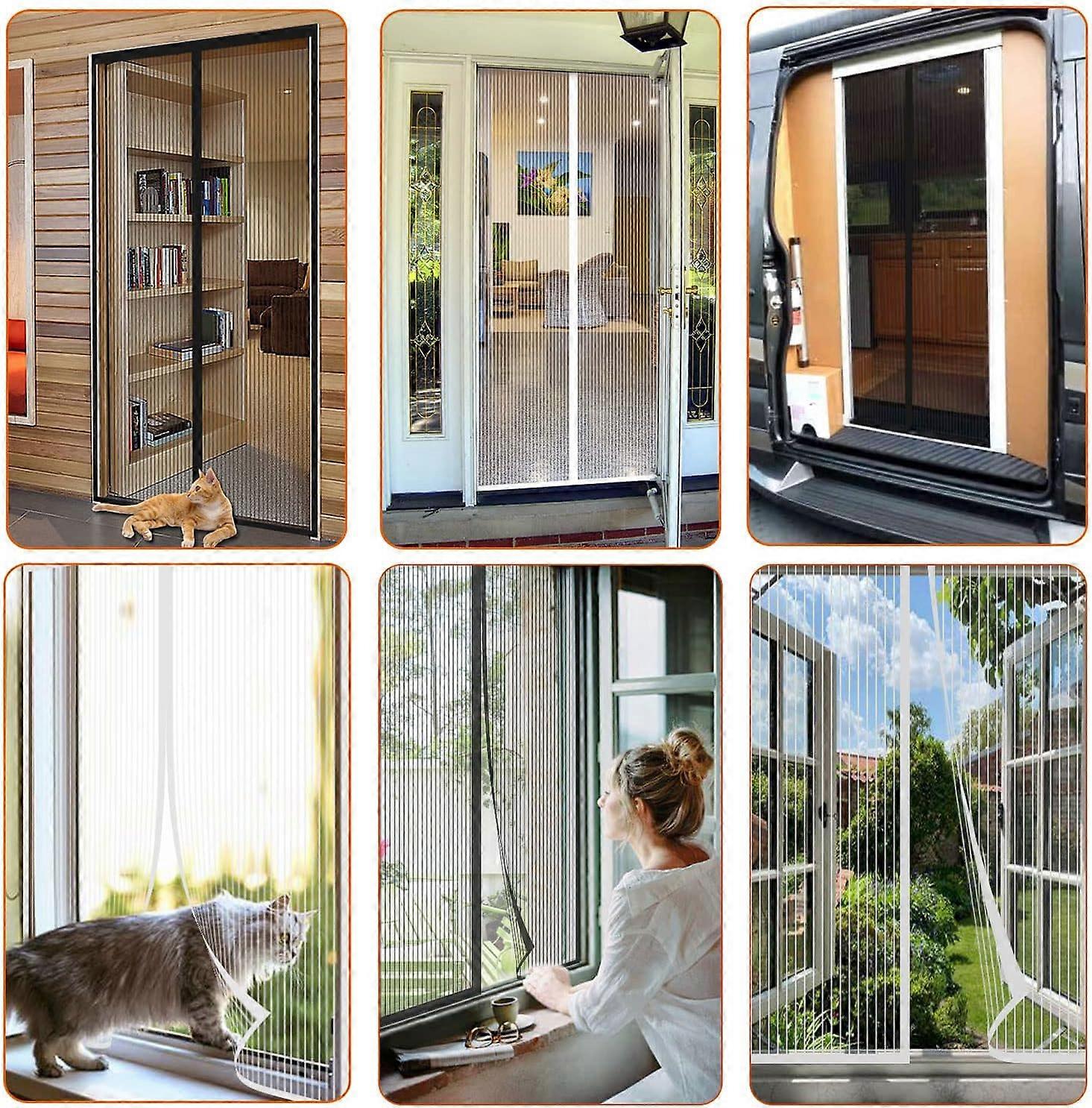 Magnetic Insect Screen Window,Magnetic Insect Door Mosquito Net Sliding ...