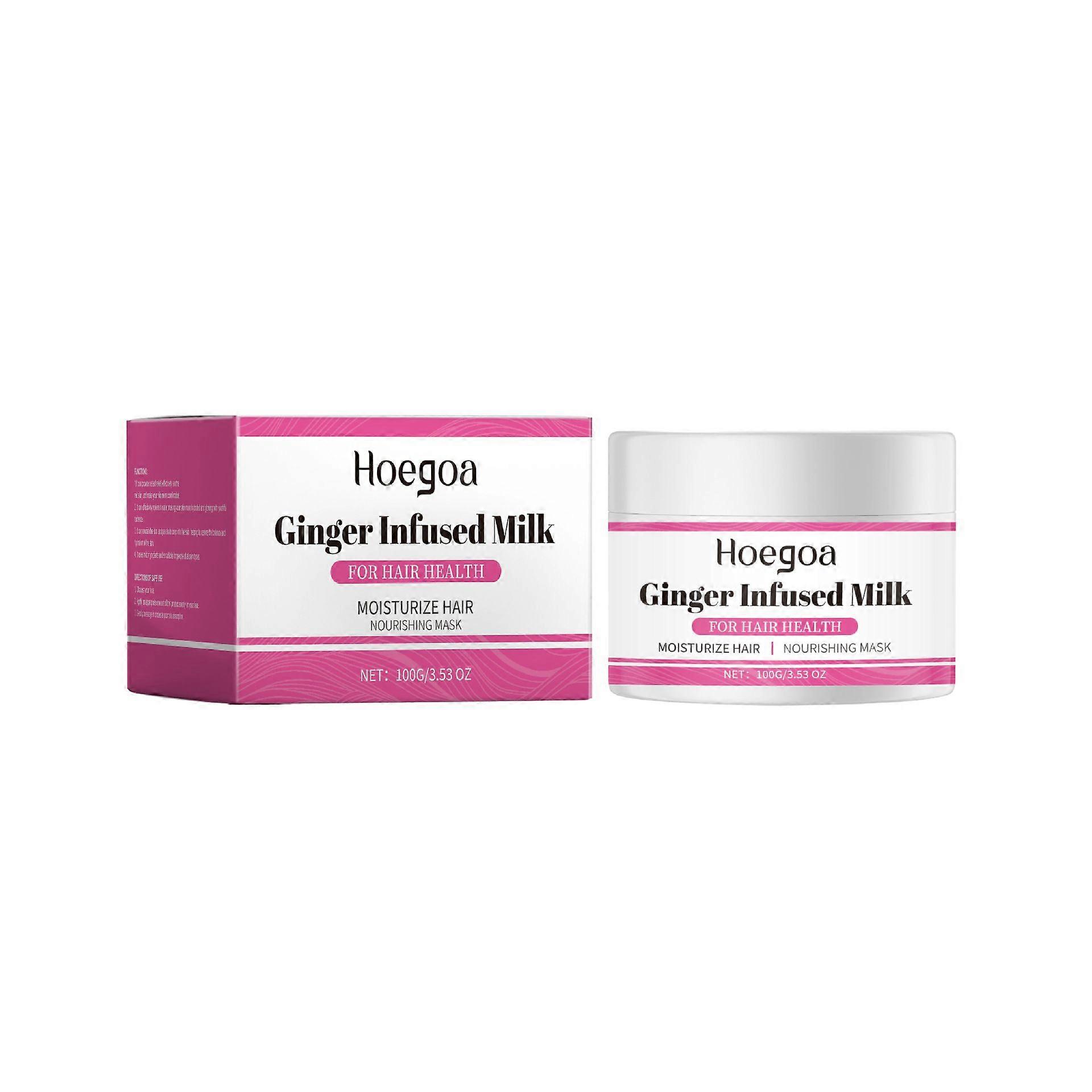 Hoegoa Ginger Milk Repair Moisturizing Hair Mask Hair Smooth And Shiny ...
