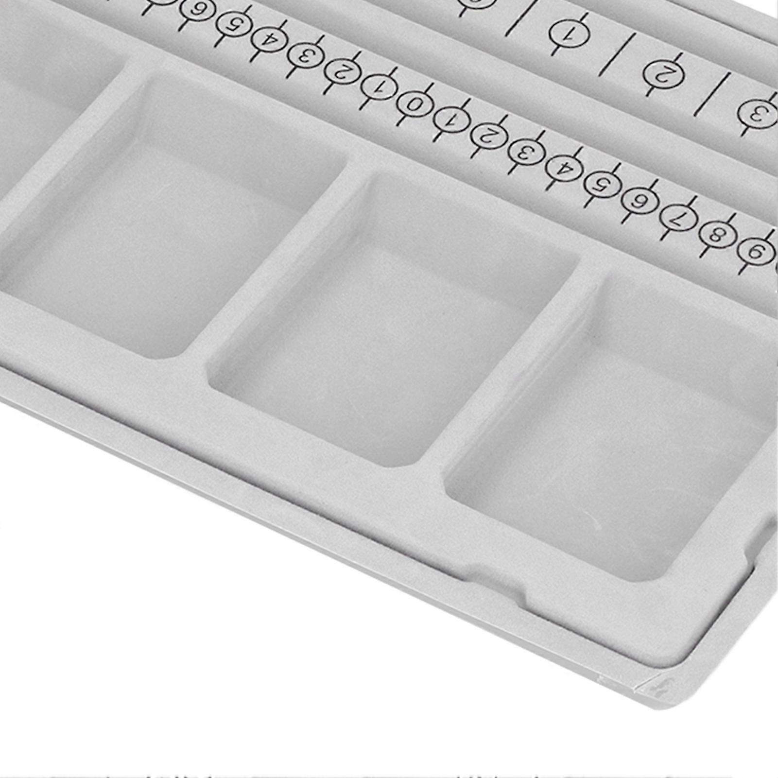 Beaded Measuring Board 4 Straight Channels 4 Recessed Compartments Bead ...