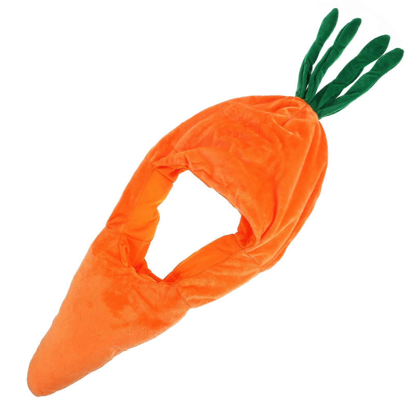 Novelty Costume Hat Funny Carrot Vegetable Hat for Cosplay Halloween ...