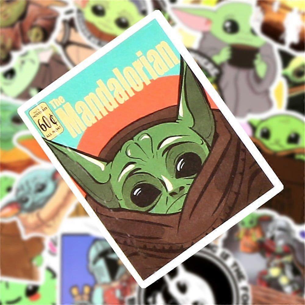 100Pcs Yoda Stickers for Girl, Cute Cartoon Gifts Decal for Teen Water ...
