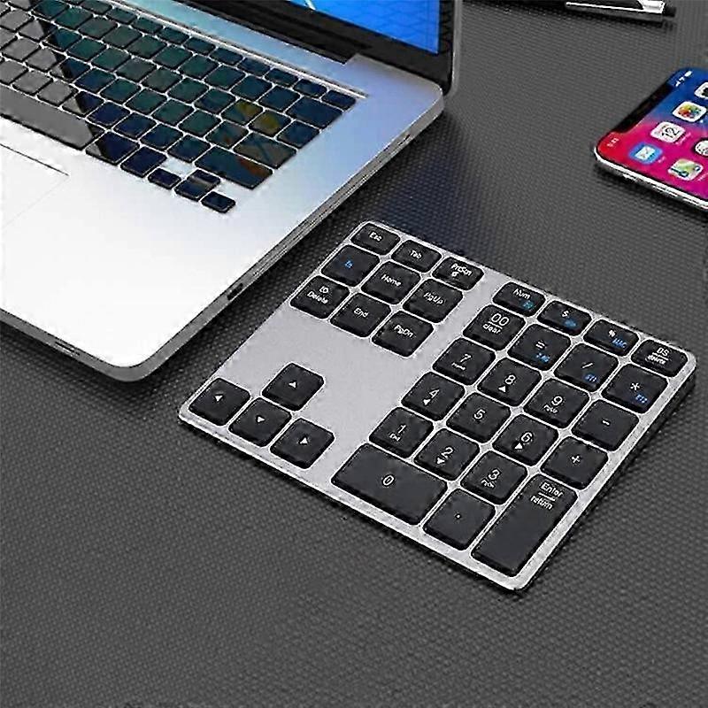 2026 Bluetooth Number Pad, 35 Keys Wireless Numeric Keypad, Portable Slim Bluetooth Numpad for ...