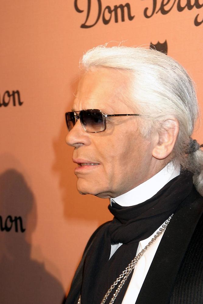 Karl Lagerfeld At Arrivals For Unveil The Night With Dom Perignon ...