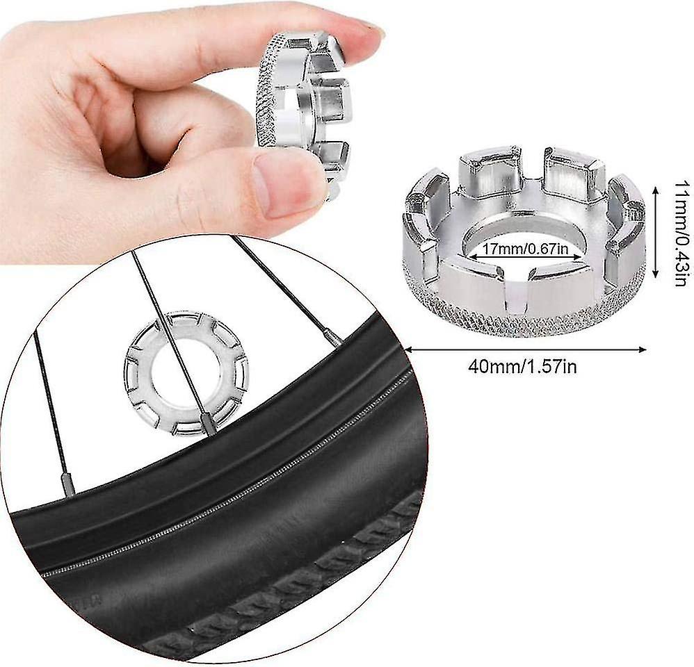 Universal Steel Spokes Spoke Wrench Tool Wheel Repair Tools Spoke Wheel ...