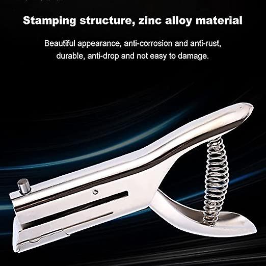 Punching Machine, 6mm Circular Slot Puncher Portable Paper Punches for ...