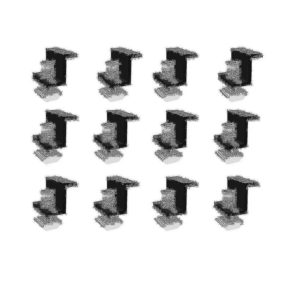 12 Pack Solar Module Holder End Clamp, End Clamp For Mounting Solar ...