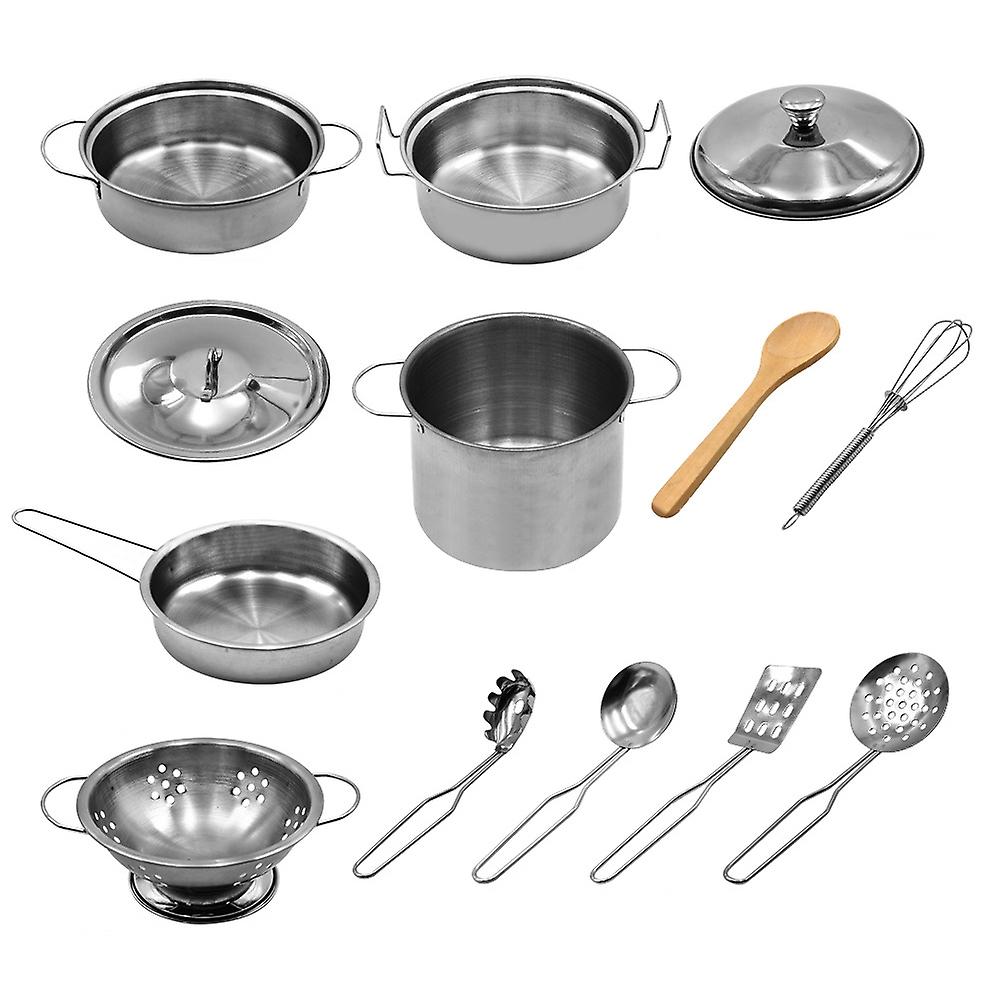 Kids Cooking and Baking Set 18 PCS with Chef Hat Apron Oven Mitt Pan ...