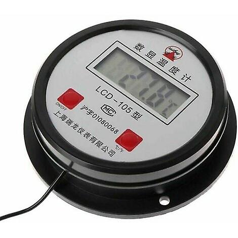 Industrial high temperature digital thermometer with 10 meter long ...