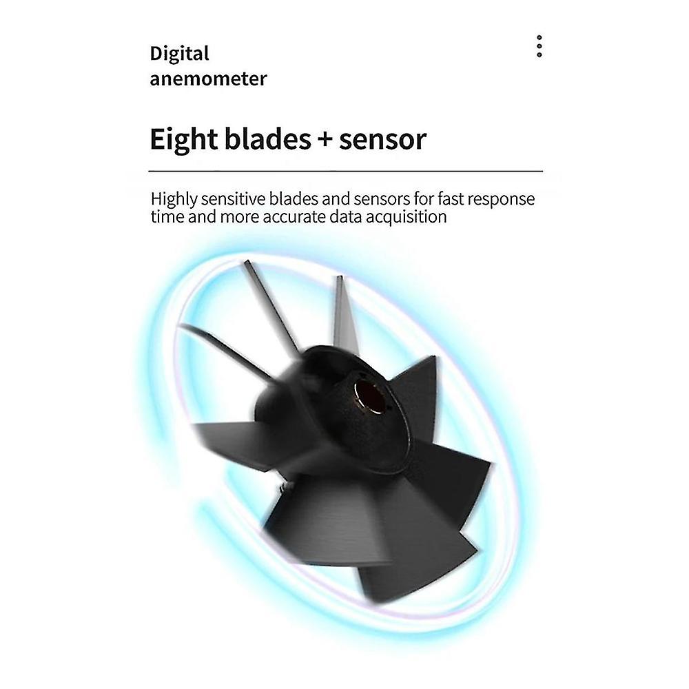 S8606 Anemometer Wind Meter Tester Measuring Air Indoor Outdoor Wind ...