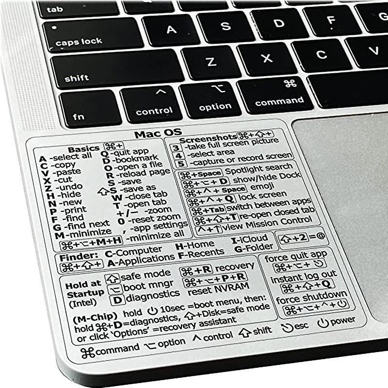 Reference Keyboard Shortcut Sticker Adhesive For PC Laptop Desktop ...
