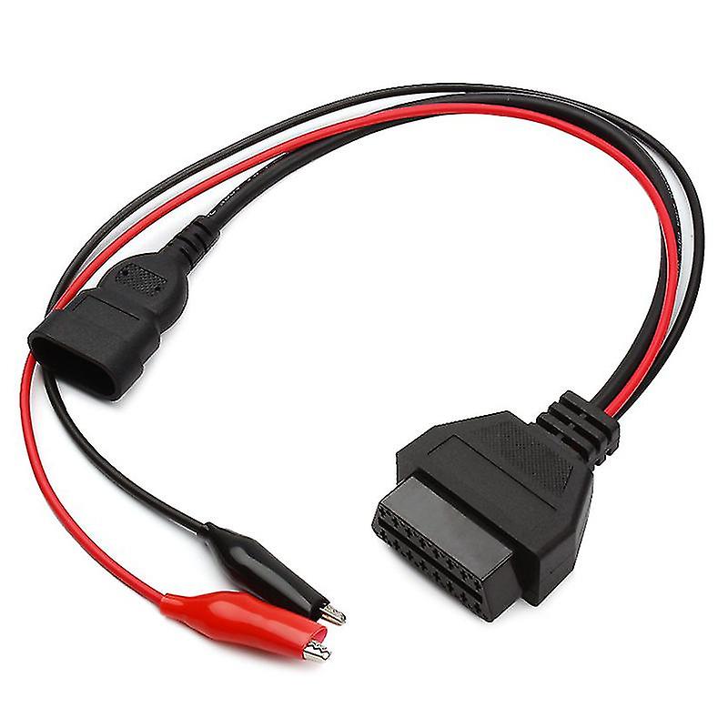For Fiat 3 Pin Alfa Lancia to 16 Pin OBDII OBD2 obd-II Connector ...