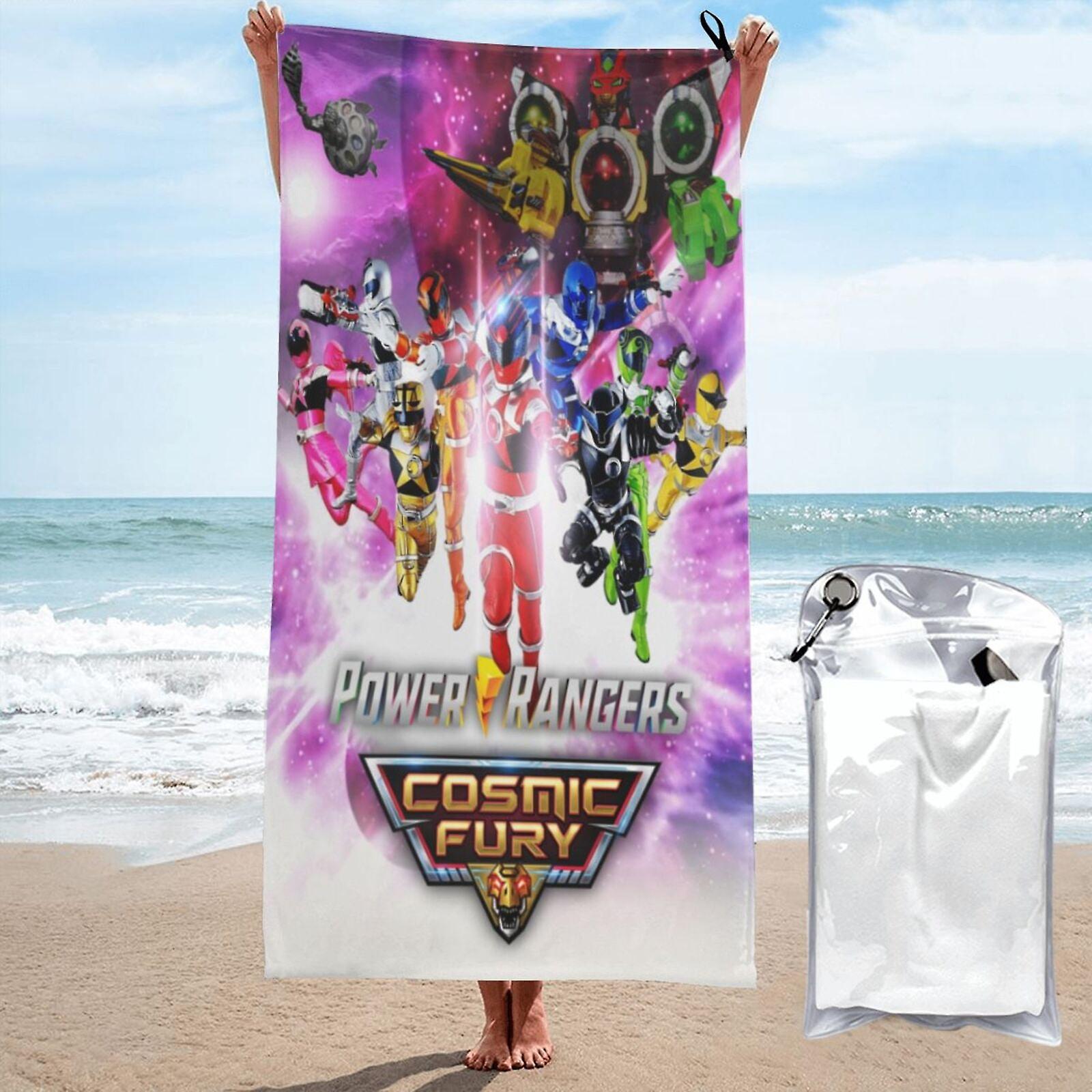 Power Rangers Microfiber Beach Towel Oversized Lightweight Quick Dry ...